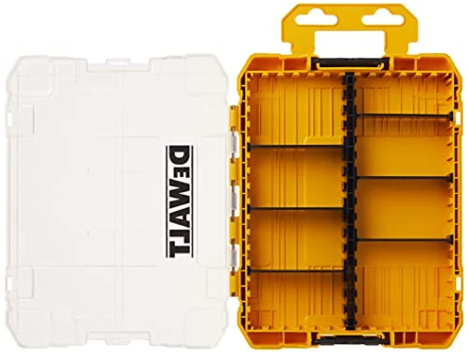 DEWALT Tool Box Tough Case Medium DWAN2190 Stackable 6 dividers ...