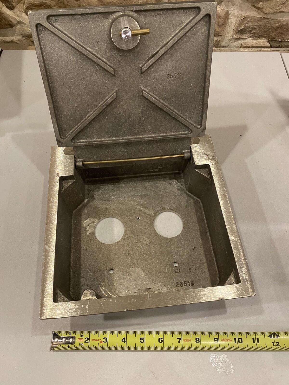 Zurn Bronze Wall Hydrant Water Box, 10-1/2"x10-1/2"x3" Depth, P/N ...