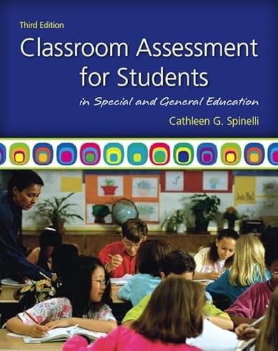 Classroom Assessment for Students in Special and General Educati | eBay