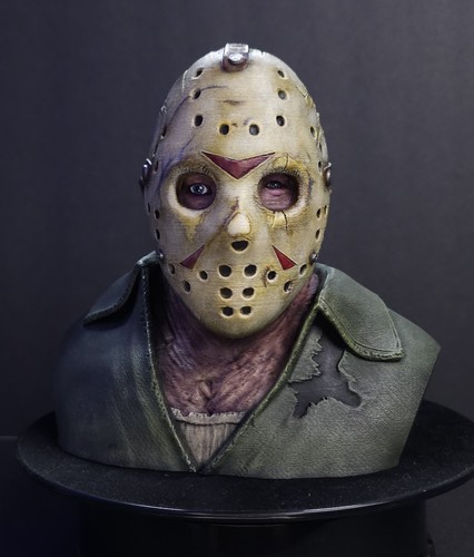 Jason Vorhees Bust 1 Of 1 Hand Painted By DXD Minis Friday The 13th ...