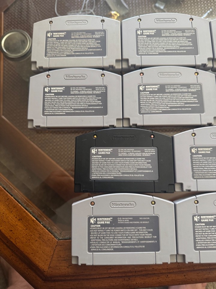 Nintendo 64 N64 lot of 10 video game authentic good shape carts sports ...