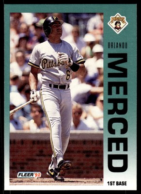 1992 Fleer Baseball Card Orlando Merced Pittsburgh Pirates #561 | eBay