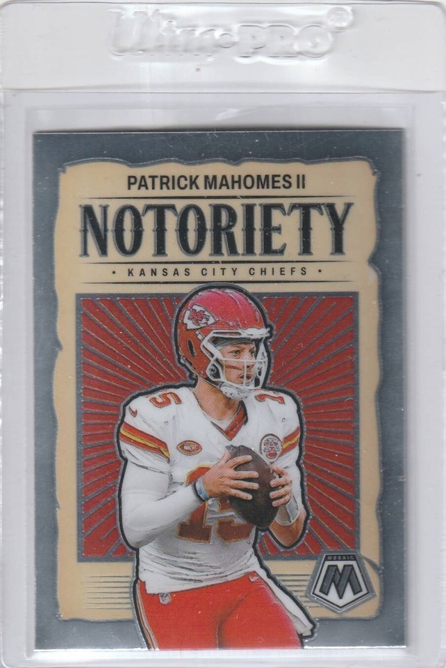 2024 Panini Mosaic Patrick Mahomes II Notoriety Insert #1 Kansas City ...