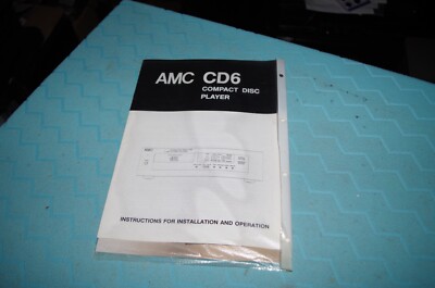 AMC CD6 Manual | eBay.de