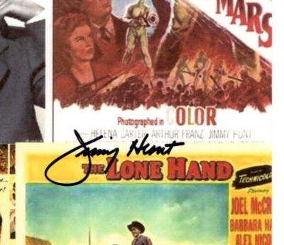 Jimmy Hunt Films EXCELLENT COND. Invaders From Mars 16x20 Poster