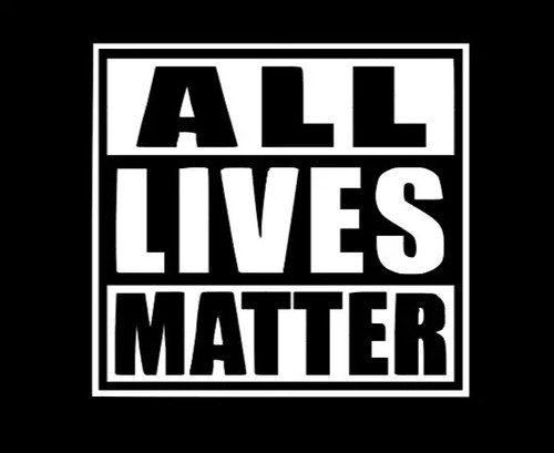 All Lives Matters Funny DieCut Vinyl Window Decal Sticker Car Truck SUV ...