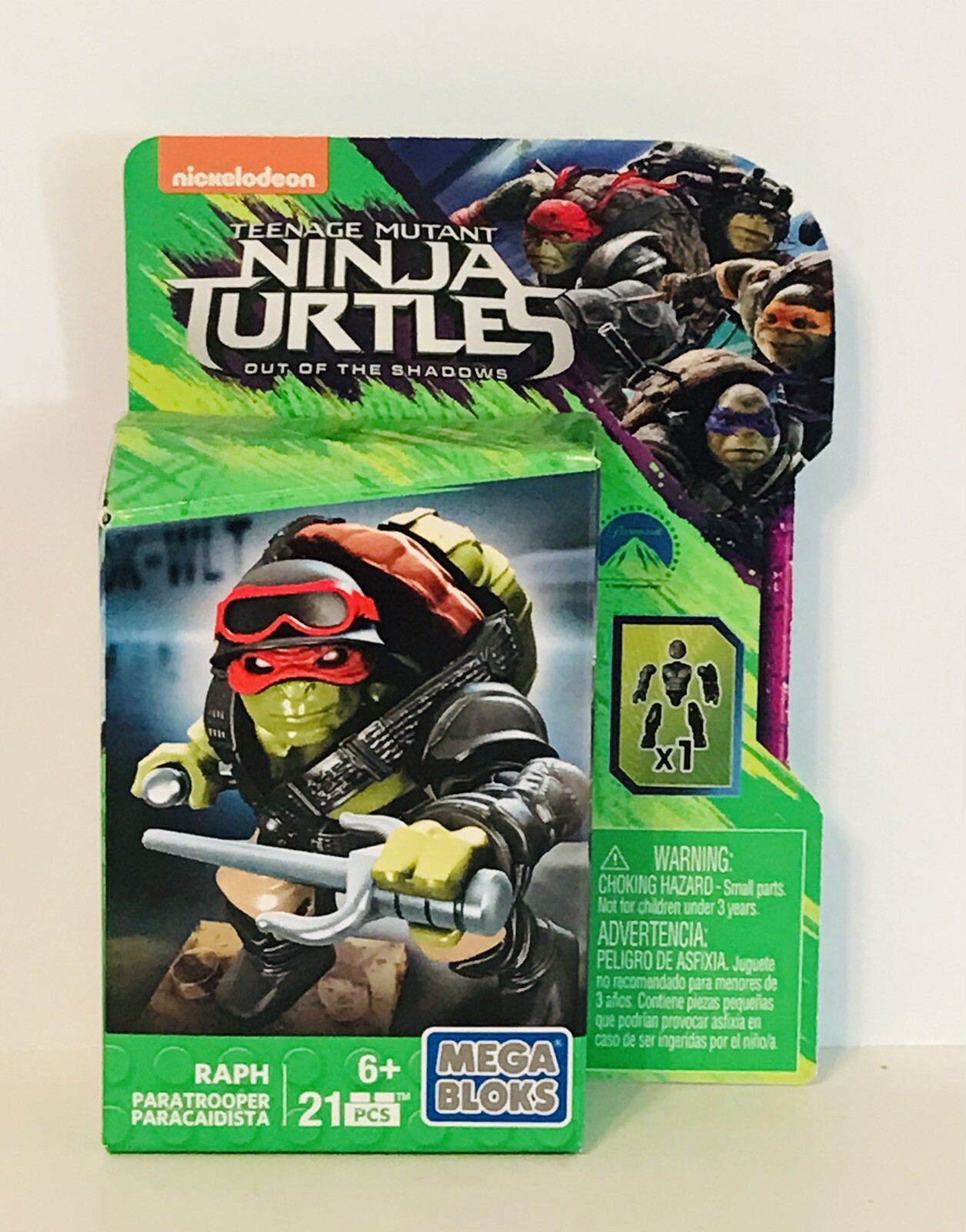 MEGA BLOKS Teenage Mutant Ninja Turtles Raphael Out of the Shadows ...