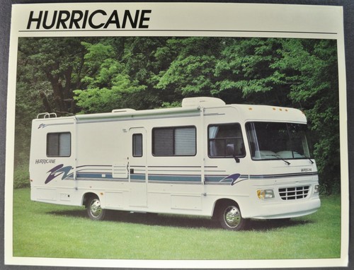 1995-1996 Thor Hurricane Motorhome Brochure Folder RV Excellent ...
