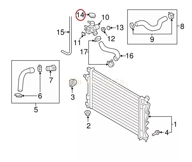 Genuine Coolant Reservoir Tank Cap OEM FOR 2016-2022 HYUNDAI KIA 25330 ...