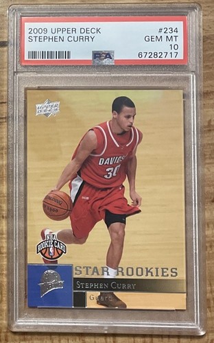 2009 Upper Deck - Star Rookies #234 Stephen Curry Rookie PSA GEM MT 10 ...