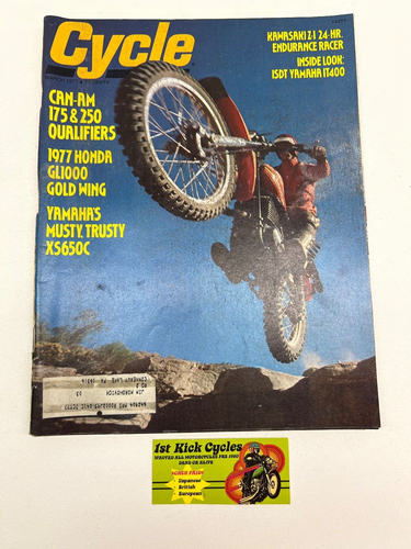 CYCLE MAGAZINE MARCH 1977 CAN AM 175 YAMAHA XS650 VINTAGE | eBay