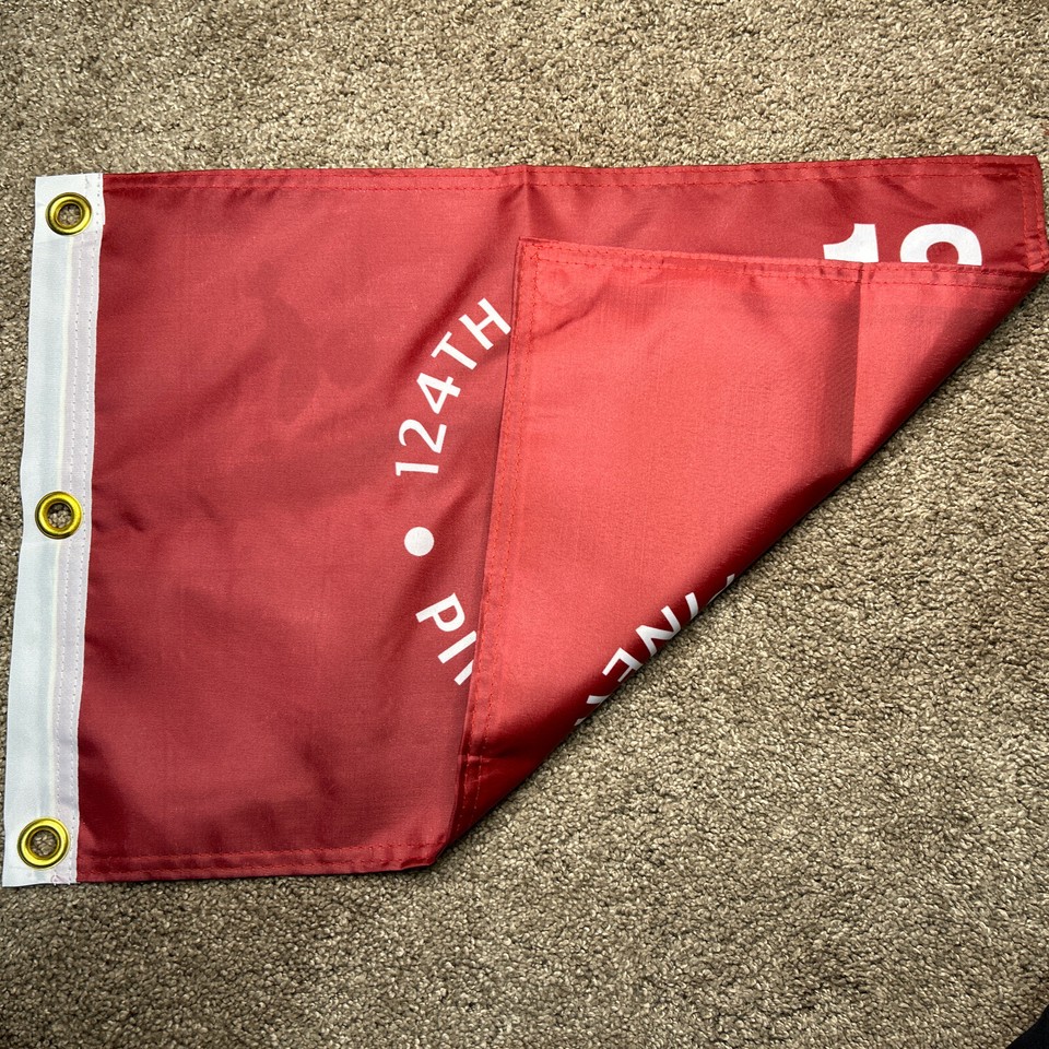 2024 US OPEN PINEHURST USGA PGA TOUR PIN FLAG W GROMMETS FREE SHIP ...