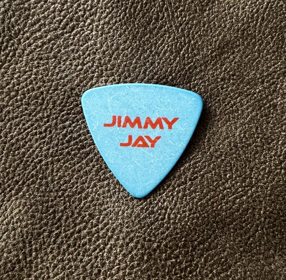 Heat - Jimmy Jay - Bass Pick (Sky blue pick / Red ink) | eBay