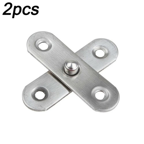 2 x Hardware Stainless Steel 360 Degree Rotating Door Pivot Hinge Tone ...
