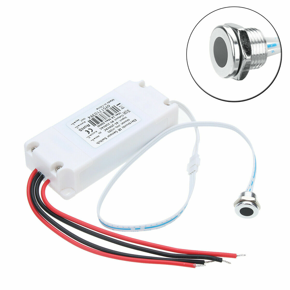 AC 85-250V IR Motion Sensor Switch Touchless ON/OFF for Cabinet LED ...