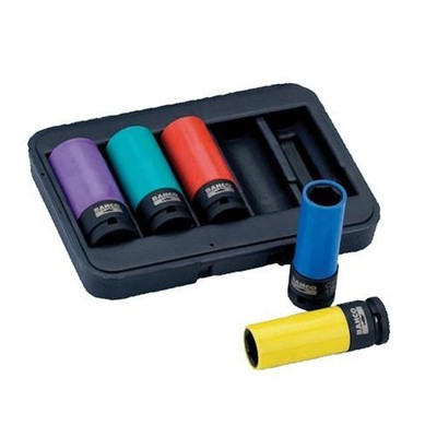 Bahco BWSS12P5 1/2in Drive Impact Wheel Socket Set, 5 Piece BAH ...