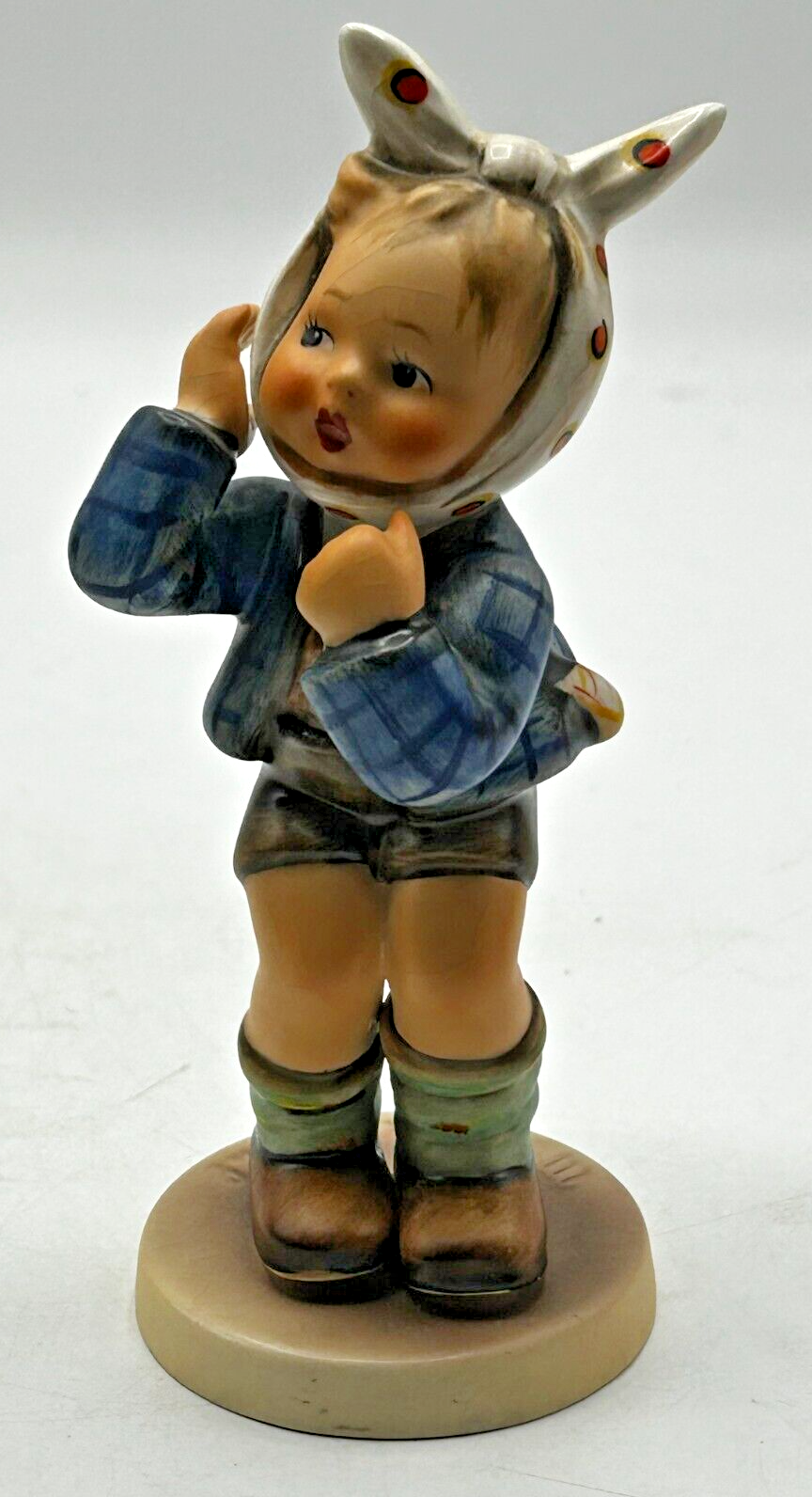 VINTAGE GOEBEL HUMMEL FIGURINE "BOY WITH TOOTHACHE" TMK5 - VIVID COLORS ...