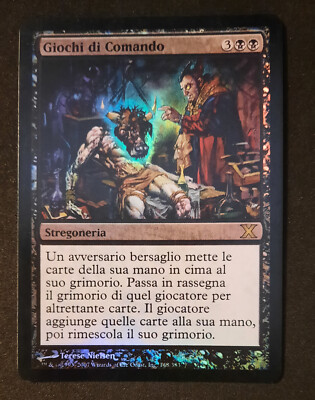 MTG FOIL ITALIAN Head Games - 10th Edition Magic the Gathering Card ...
