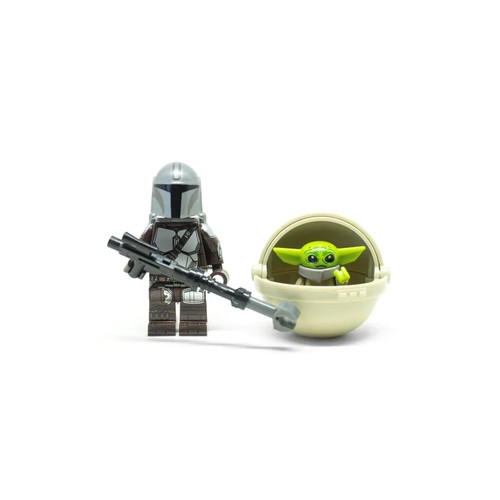 New Rare Prometheus Design Werx Lego Mandalorian & Grogu Mini Figure ...