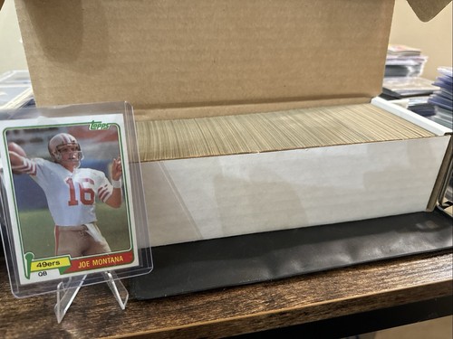 1981 Topps Football Complete Set 1-528 Joe Montana RC - Near Mint+ | eBay