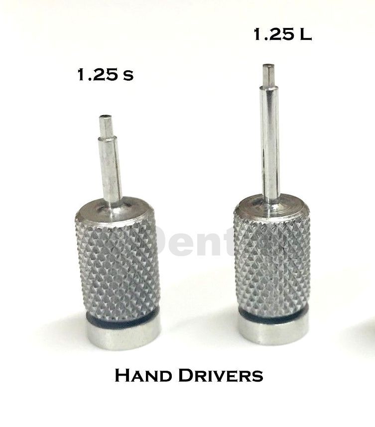 2 x Dental Implant Hex Hand Drivers Set 1.25mm Long & Short CE | eBay