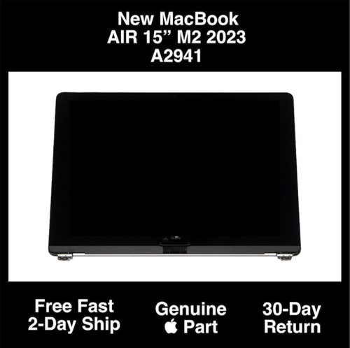 ORIGINAL MACBOOK AIR 15 M2 2023 A2941 LCD DISPLAY MIDNIGHT W/LID ANGLE ...
