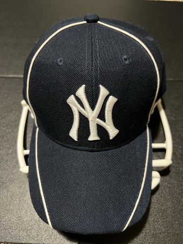 NEW YORK YANKEES CANON BASEBALL CAP / HAT - NYC NY LOGO NAVY BLUE STRAP ...