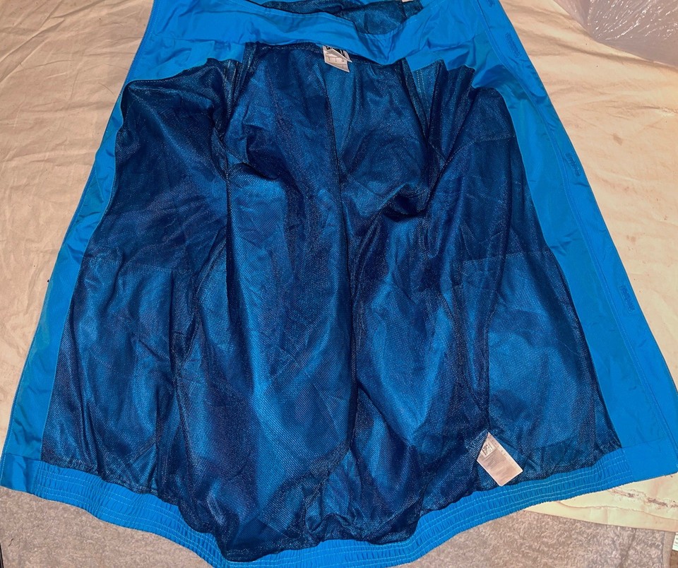 Vtg 2014 Adidas FIFA BLUE SOCCER BRAZIL VOLUNTEER WORLD CUP Rain Jacket ...