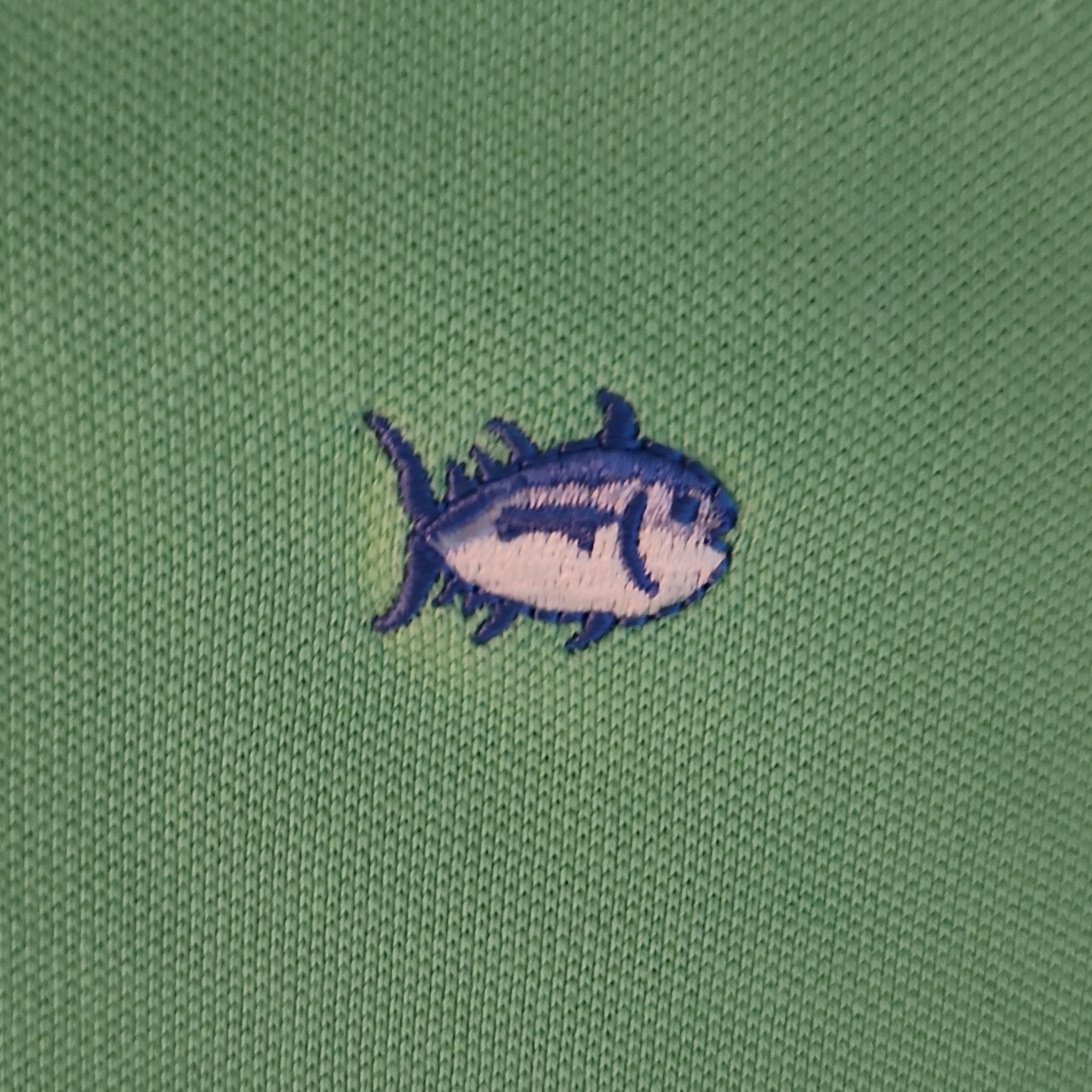 Southern Tide Skipjack Polo Men’s L Green Solid Cotton Knit Stretch ...