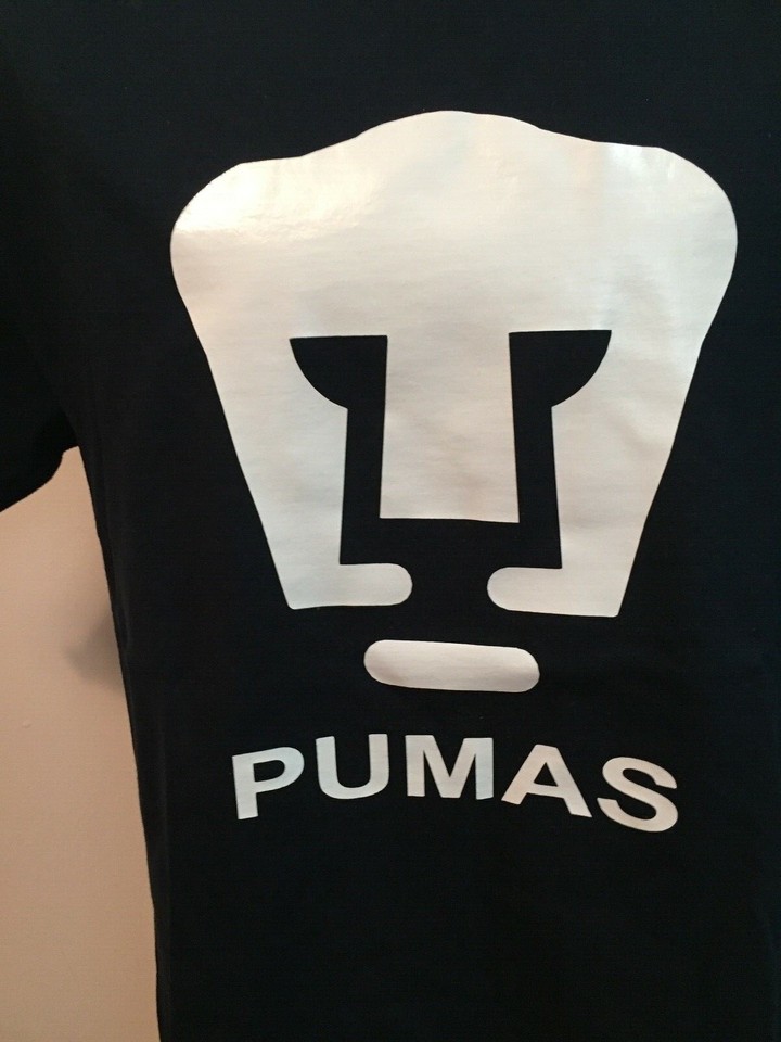 NEW! Pumas De la UNAM Navy blue cotton t-shirt | eBay