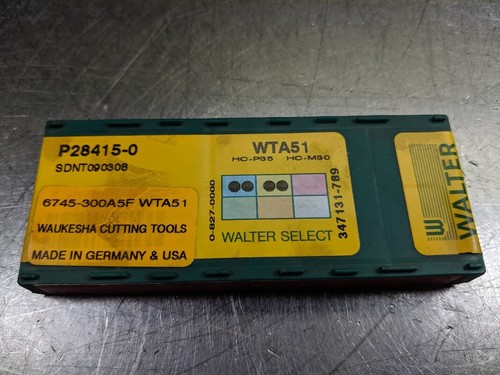 Walter Carbide Inserts QTY10 SDNT 090308 WTA51 (LOC2982A) | eBay