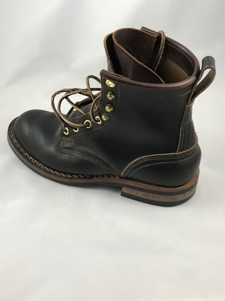 Nicks Falcon work boot size 7 width D 6" height V-Bar Vibram soul hand ...