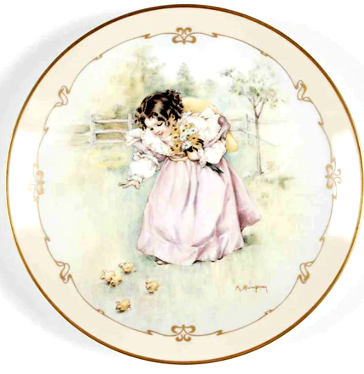 New Hamilton 'A Day in the Country' Plate 'Certificate of Authenticity ...