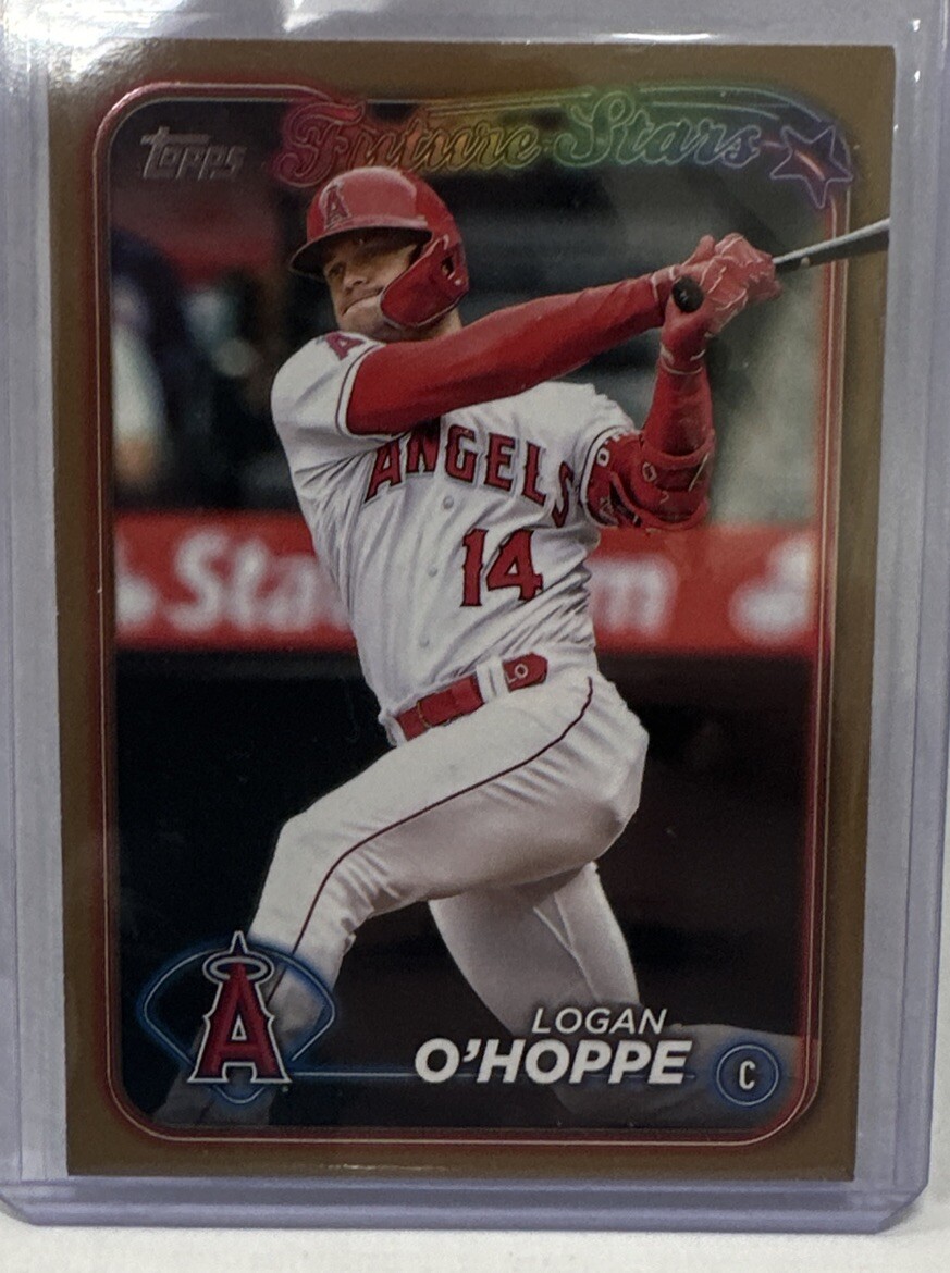 LOGAN OHOPPE 1142/2024 Gold Future Stars 2024 Topps Series 1 #298 ...