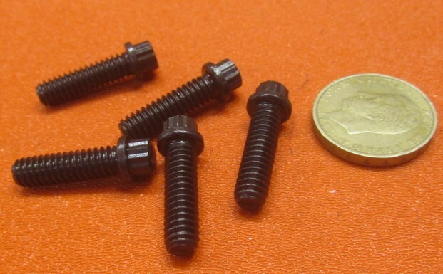 12 Point Flanged, Ferry Bolt, Steel, FT, 1/4"-20 x 7/8" Length, 50 Pc ...