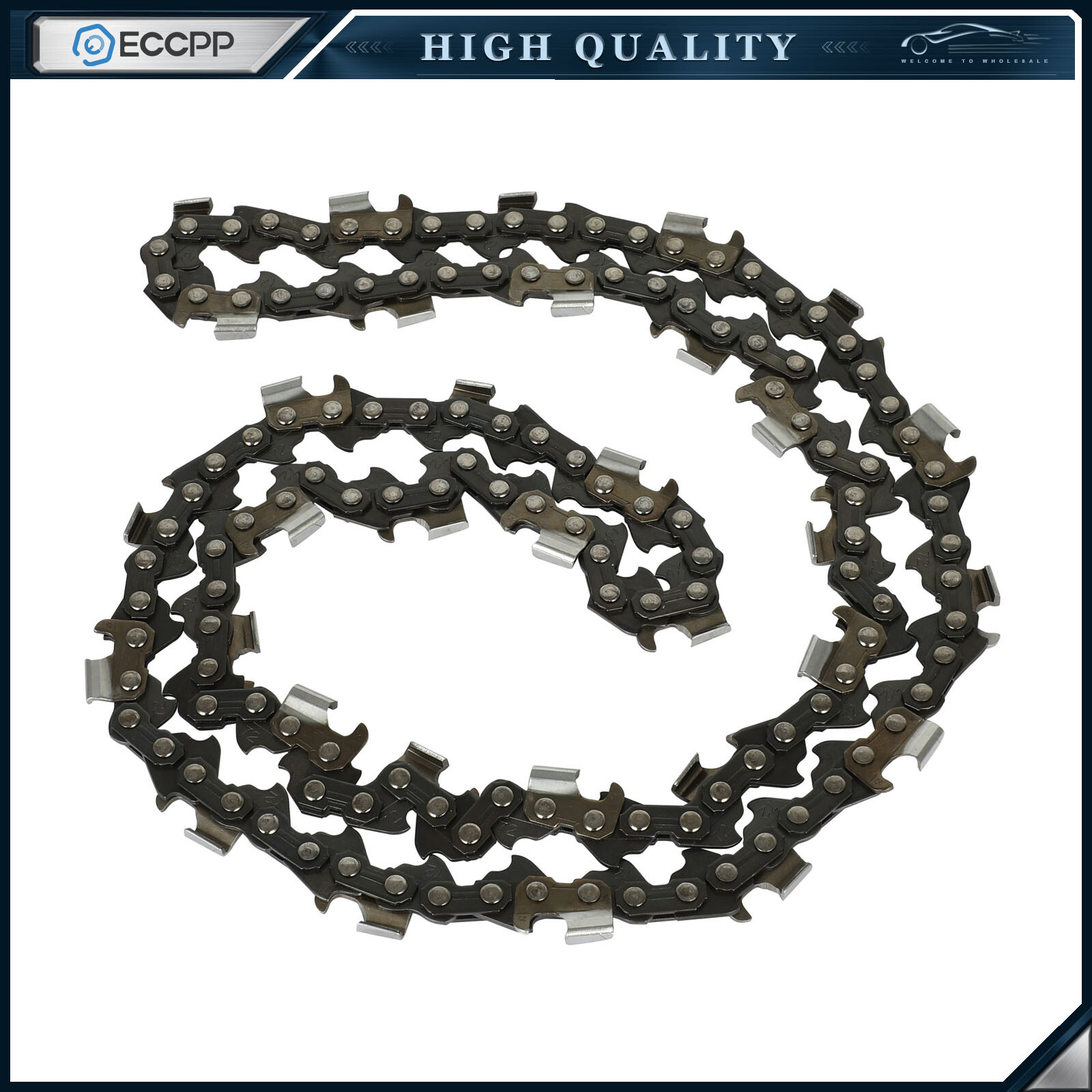 Full Chisel Chainsaw Chain 20 Inch .050 3/8 LP 70DL for Poulan Echo CS ...