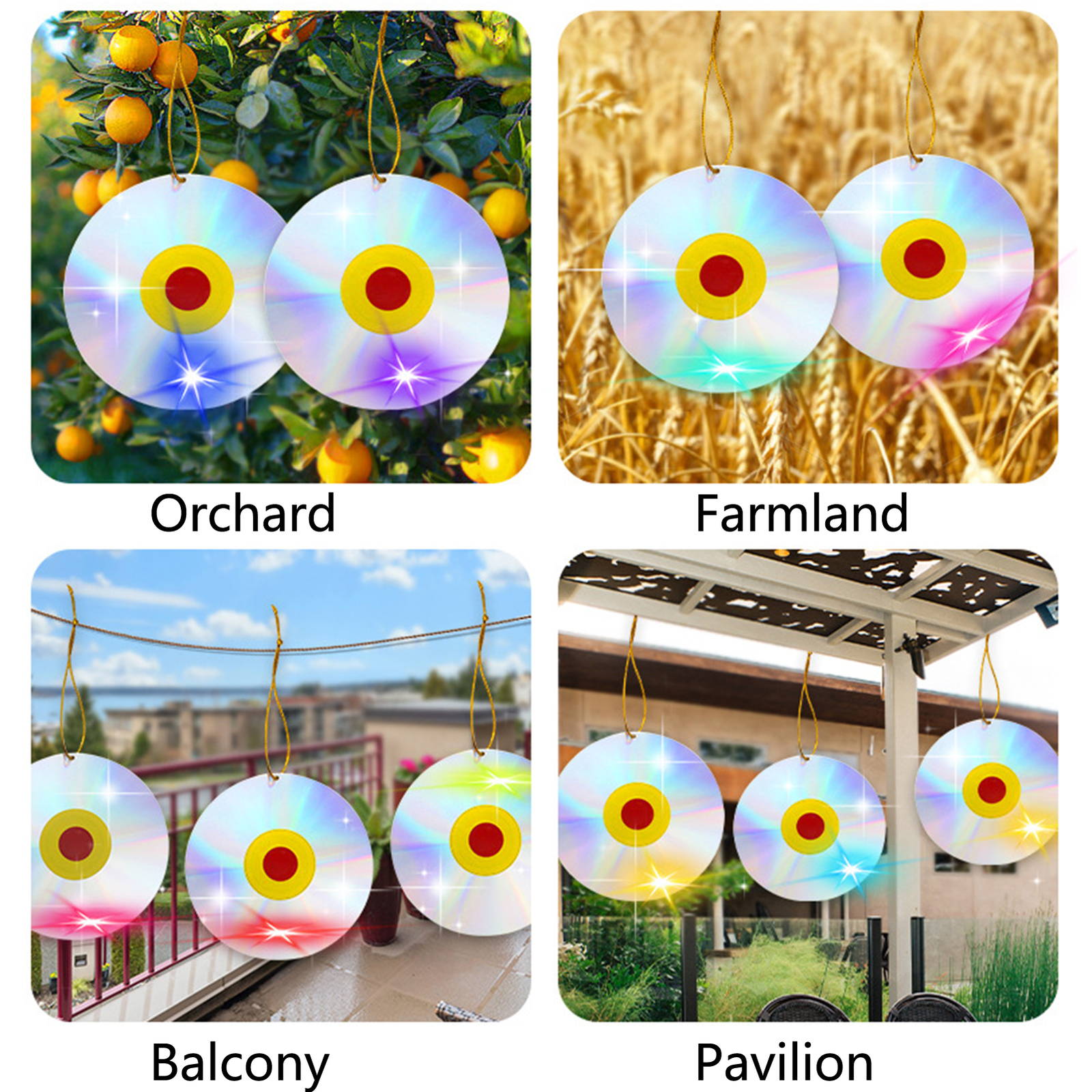 Bird Scare Disc Professional Anti Bird Reflective Bird Scare Disc ...