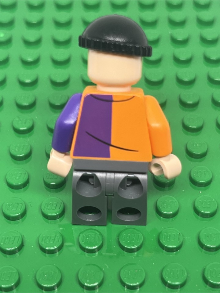 Lego Minifigure Two-Face's Henchman, Orange and Purple - Beard sh021 ...