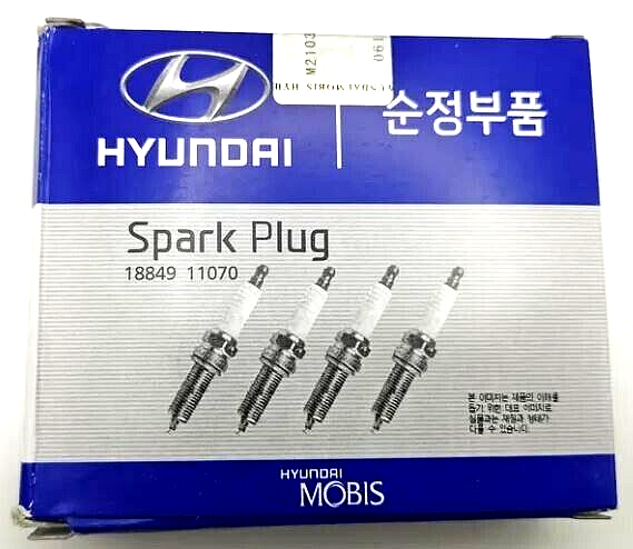 ⭐GENUINE ⭐ Spark Plugs 4PCS for 2015-2024 Hyundai Genesis Kia ⭐See ...