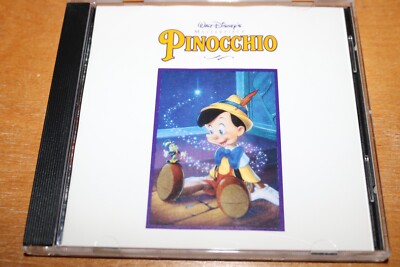 PINOCCHIO Soundtrack CD Walt Disney Masterpiece RARE WHITE FRONT INSERT ...