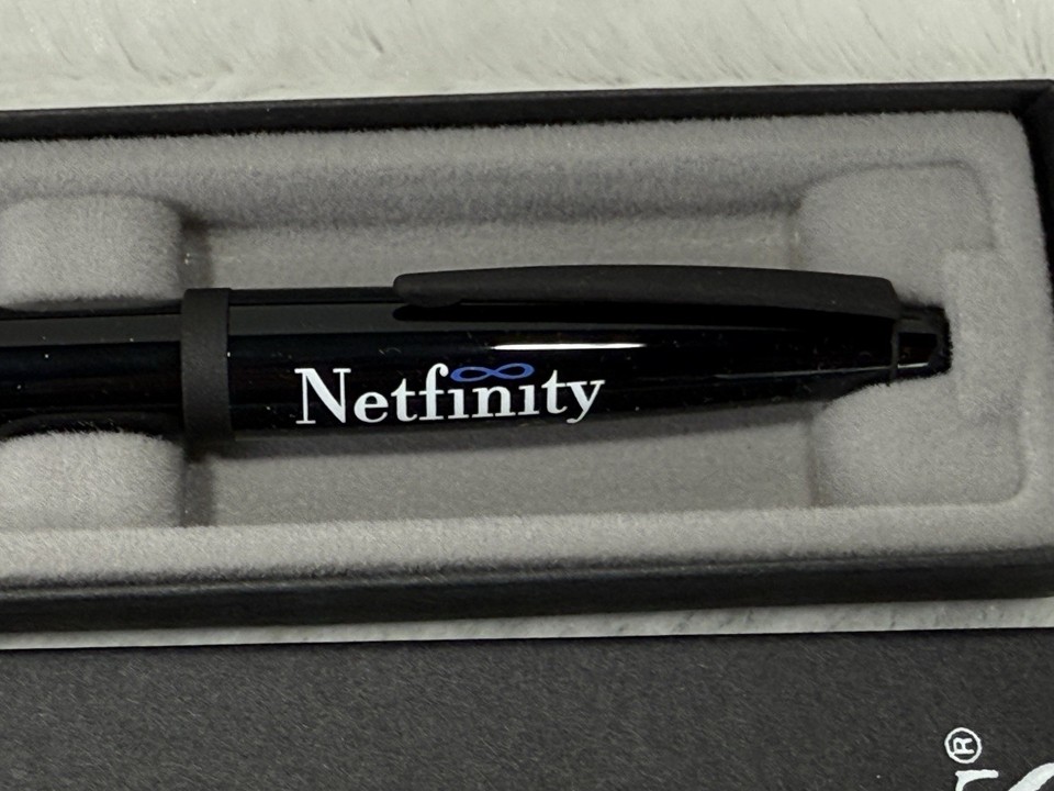 Vintage Cross IBM NETFINITY Logo Black Ball Point PEN NOS 172-1G Bl ...
