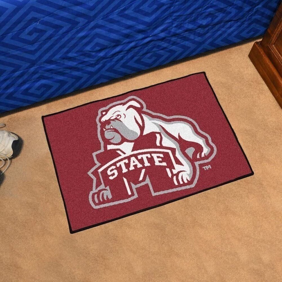 Mississippi State University Bulldogs Floor Mat Area Rug, 20x30 Inch ...