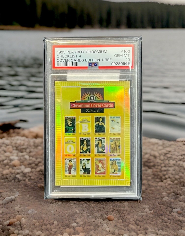 POP 18🔥Donald Trump⭐REFRACTOR⭐ '95 PLAYBOY CHROMIUM Ed. 1 CHECKLIST #4💎 ...