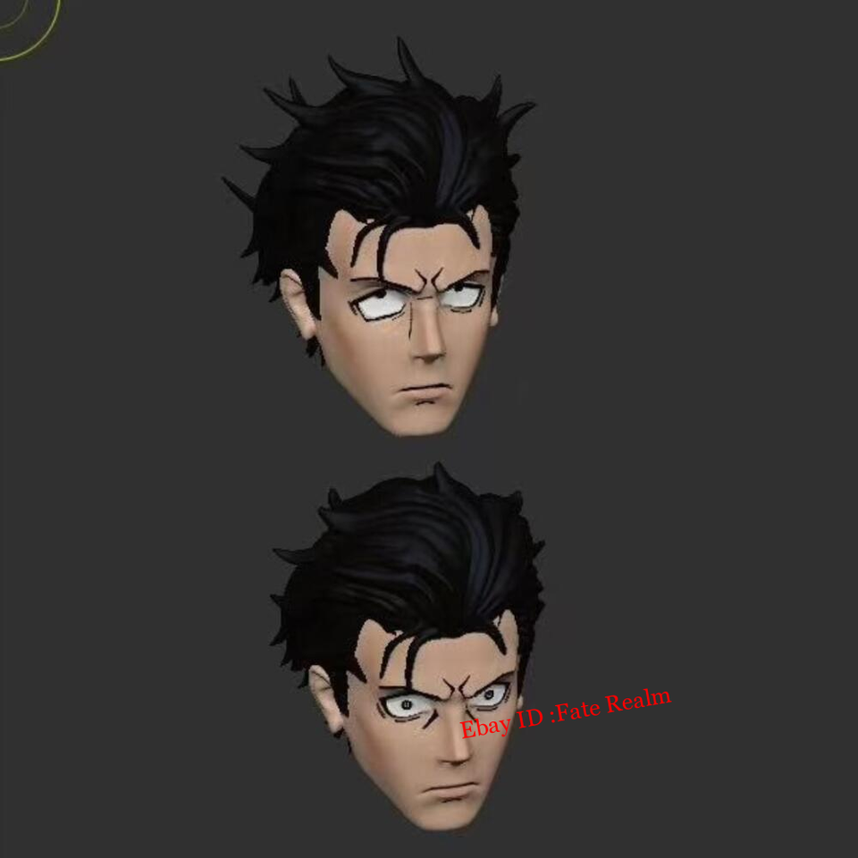 1/12 Jujutsu Kaisen Higuruma Hiromi Head Carving Set For 6" Romankey ...