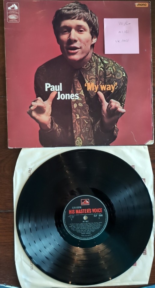 Paul Jones My Way Vinyl Record VG/G+ CLP3586 1966 1st Press | eBay UK