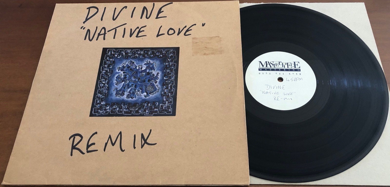 DIVINE Native Love RE-MIX RARE 12" ACETATE 1-SIDED PROMO SINGLE John ...
