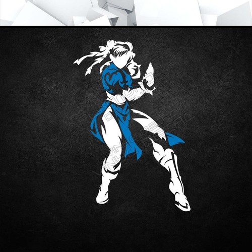 Chun-Li Street Fighter Vinyl Decal Sticker (VideoGame Car Laptop PC ...