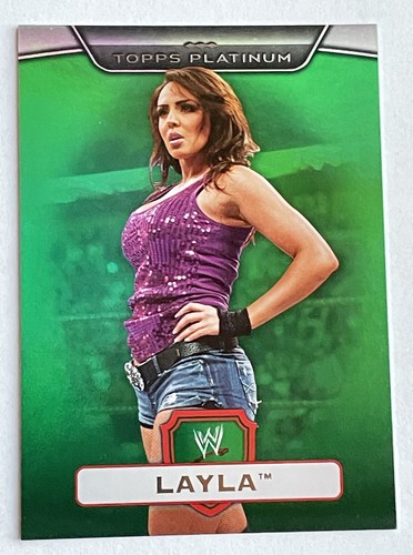 2010 Topps Platinum WWE - Layla #28 Green /499 for sale online | eBay