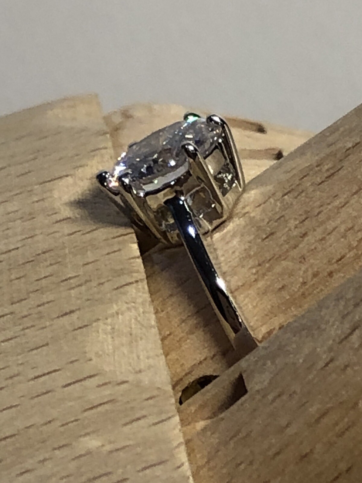 Camille Lucie CZ Round Brilliant Solitaire Ring Size … - Gem