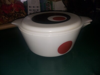 Moon deco vintage pyrex casserole dish rare with lid ! | eBay